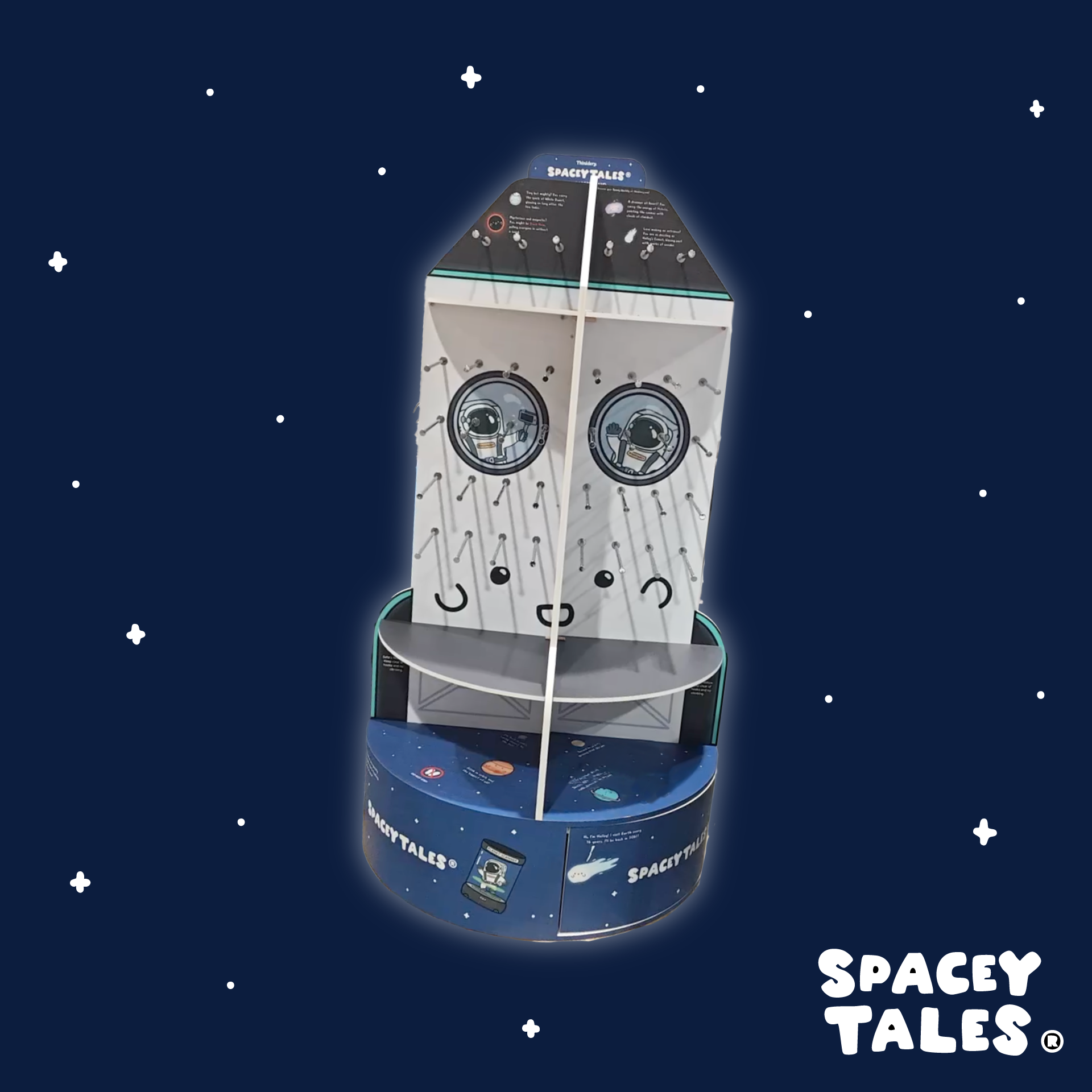 Cosmo Rocket Stand | Space-Themed Retail Display for Museums – Thinklery